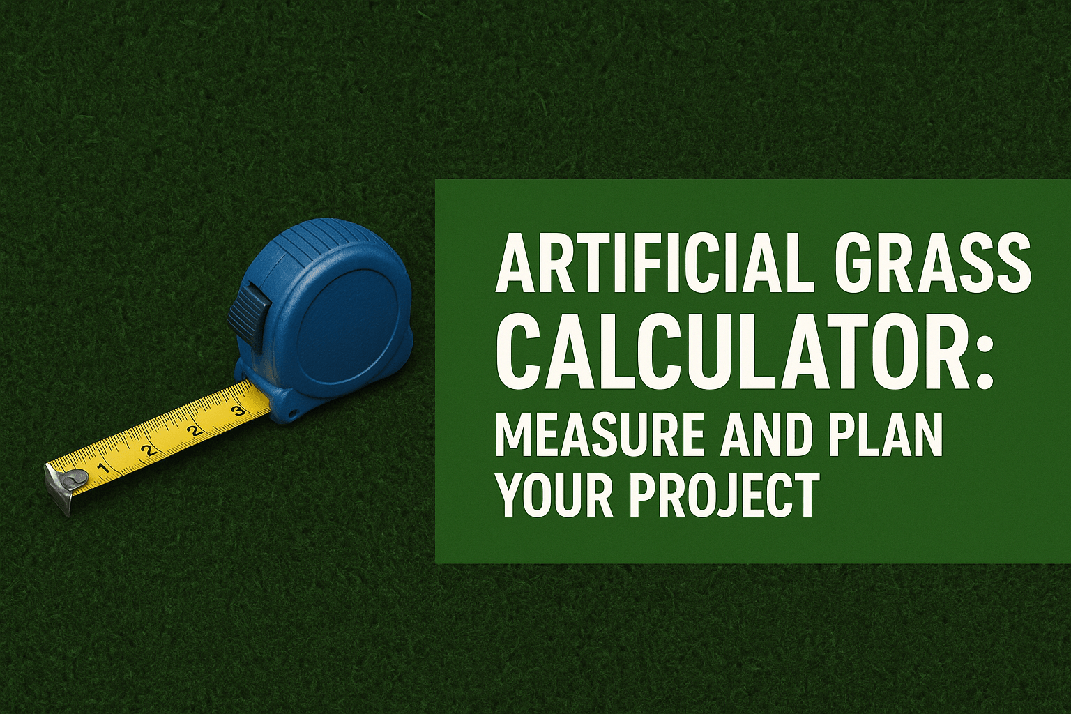 Artificial Grass Calculator: Measure and Plan Your Project