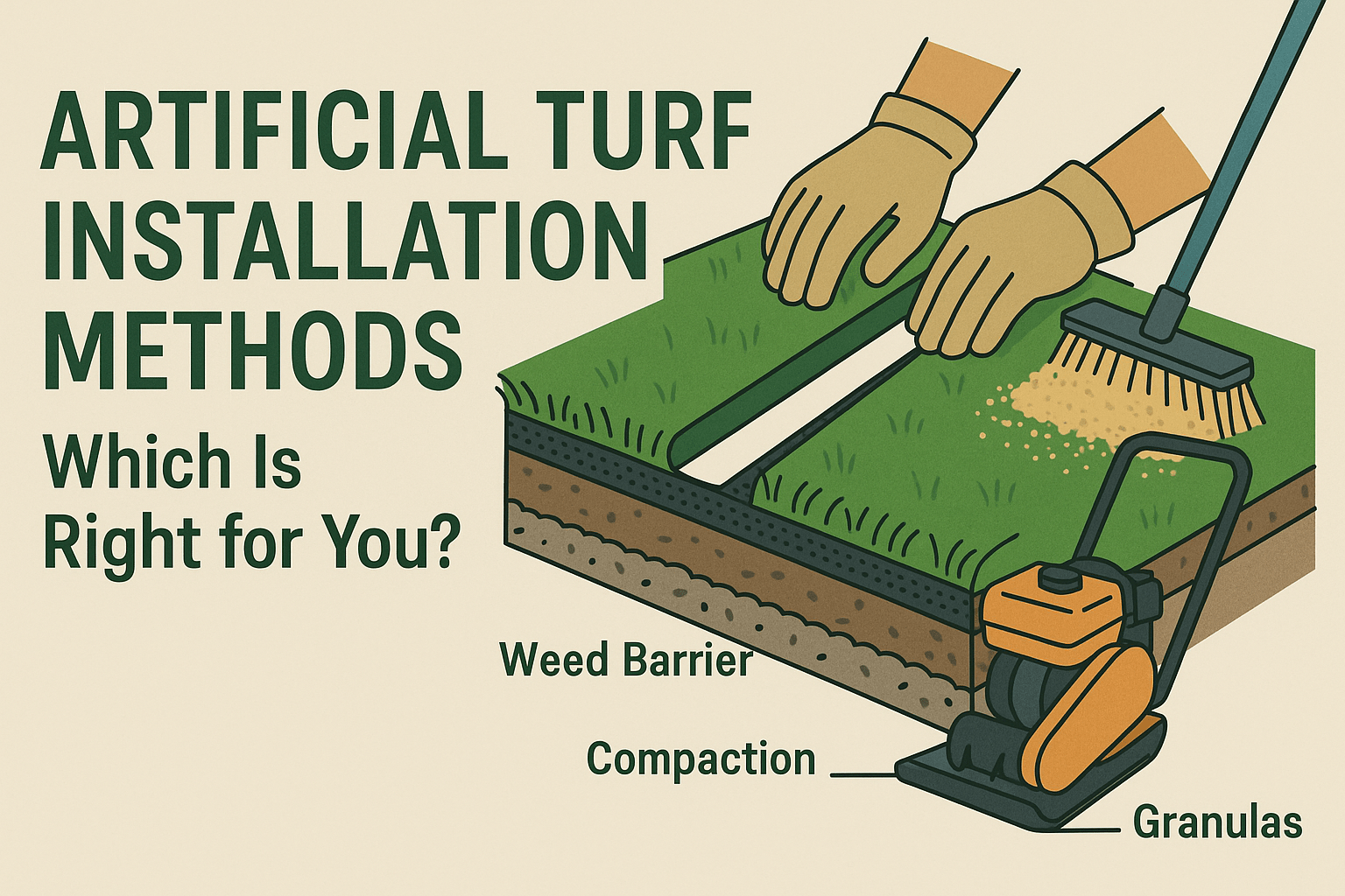 Artificial Turf Installation Methods: Which Is Right for You?