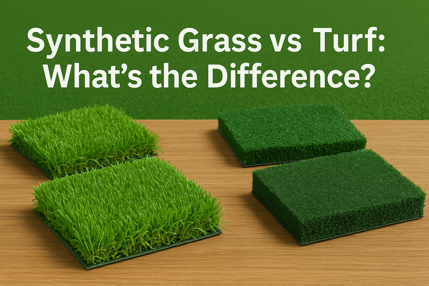 Synthetic Grass vs. Turf: Is There a Difference?