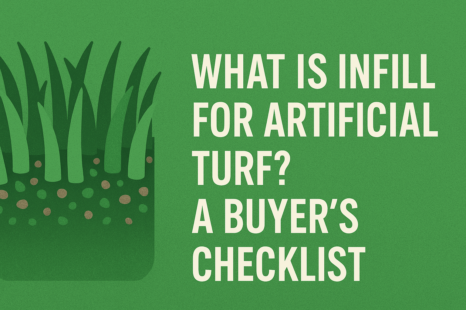 What Is Infill for Artificial Turf? A Buyer’s Checklist